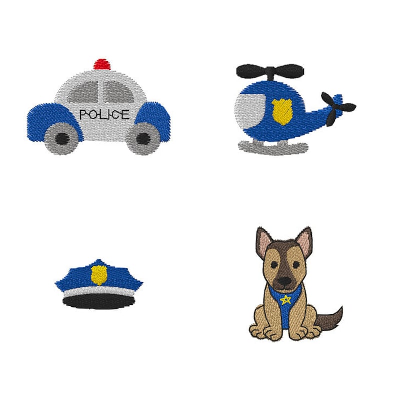 Police Embroidery - Etsy