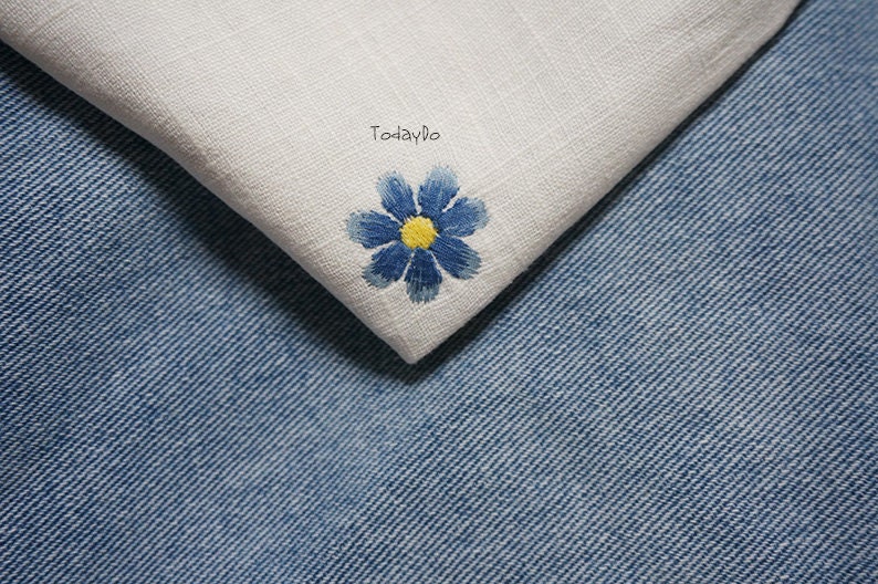 Mini Daisy Flower-gradient Daisy Flower Machine Embroidery | Etsy