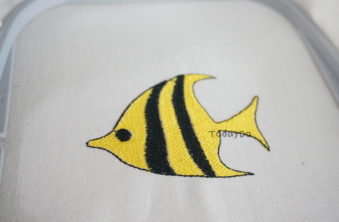 Mini Angelfish Machine Embroidery Design-4 Sizes-instant - Etsy