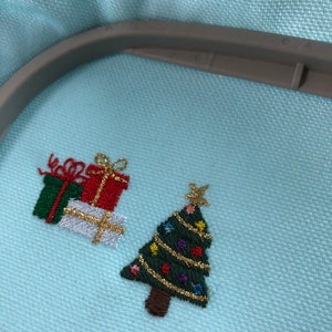 Mini Christmas Tree Machine Embroidery Design- 3sizes- INSTANT DOWNLOAD ...