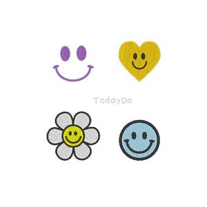 Mini Flower Smile, Daisy Smile, Emoji Happy Flower Smile Machine ...