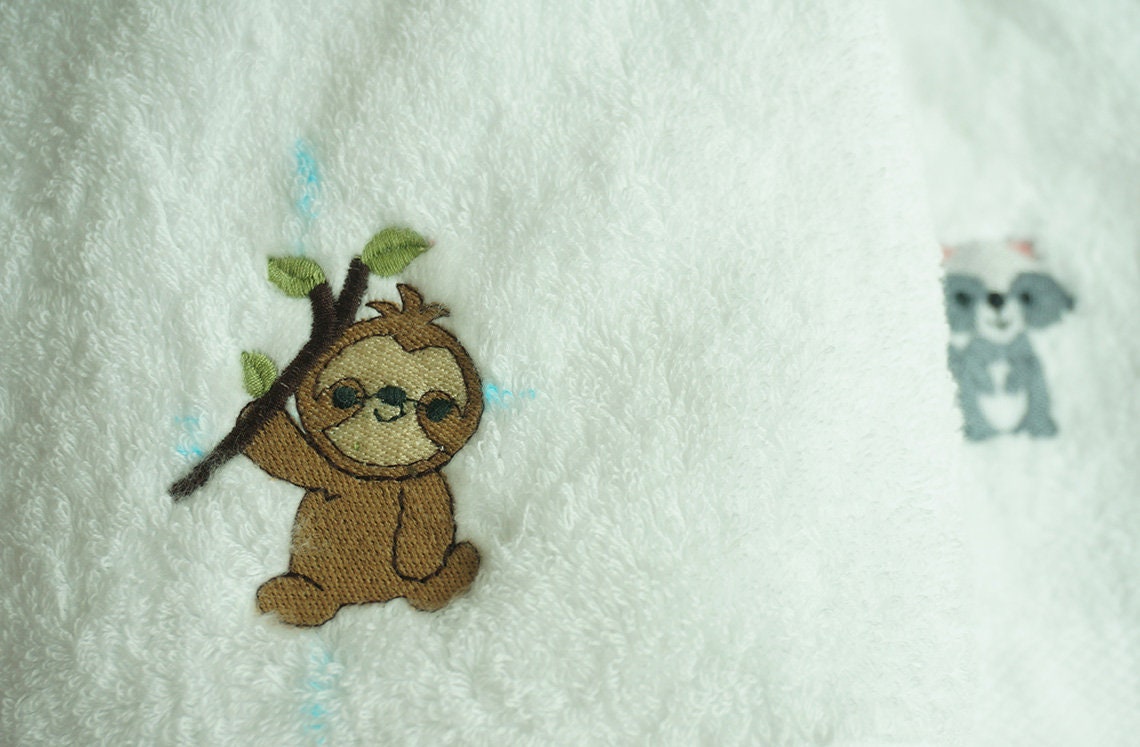 Mini Sloth Machine Embroidery Design-3 Sizes-instant DOWNLOAD | Etsy