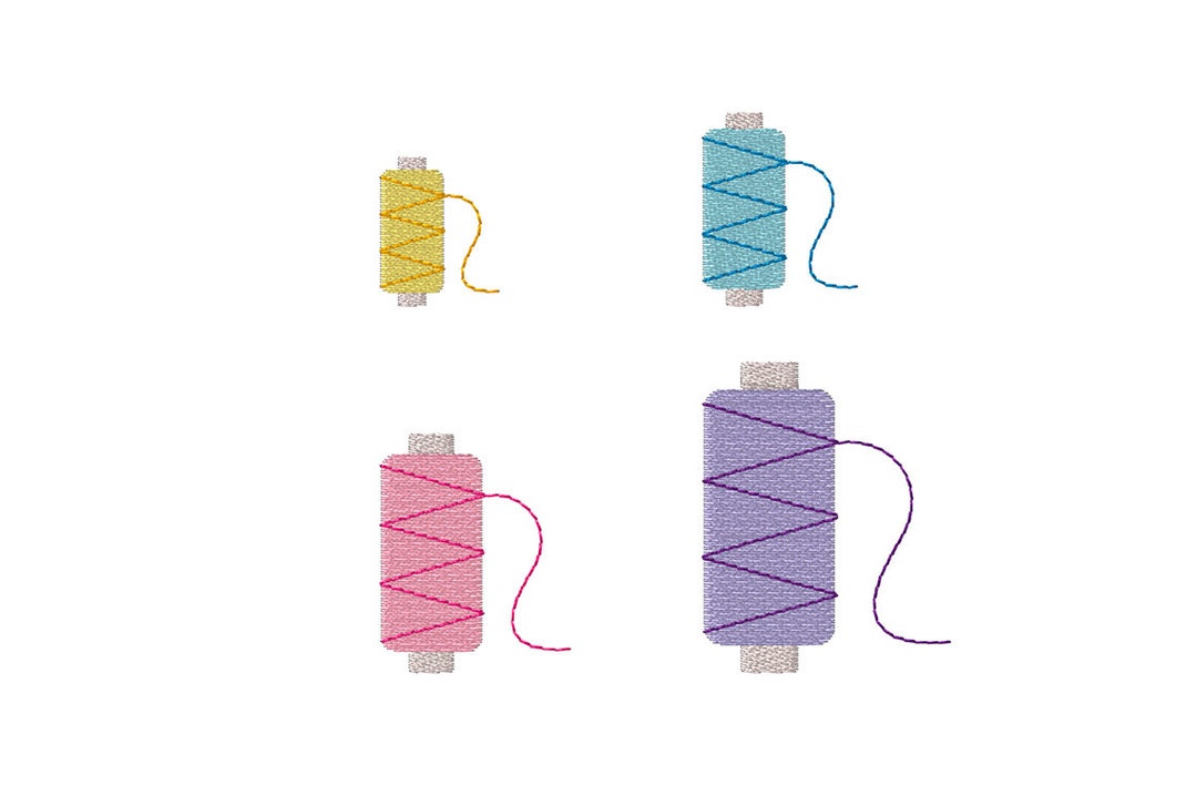Mini Sewing Thread Machine Embroidery Design-3 Sizes-instant DOWNLOAD ...