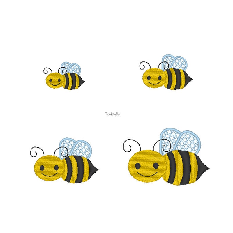 Bee Embroidery - Etsy