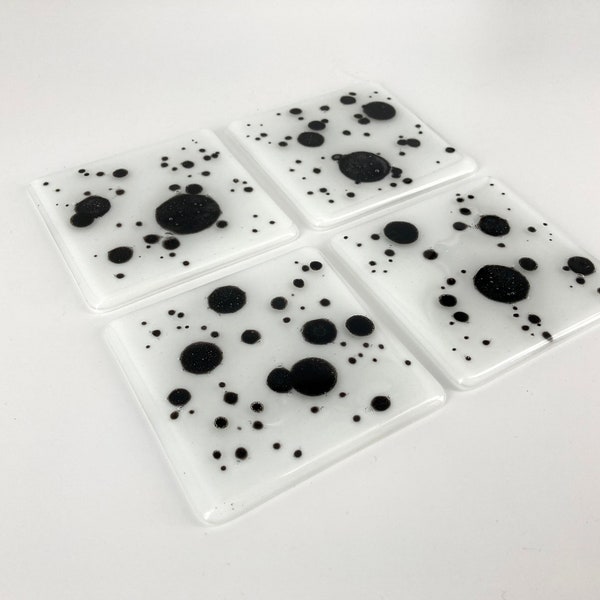 Fused Glass Coasters Etsy