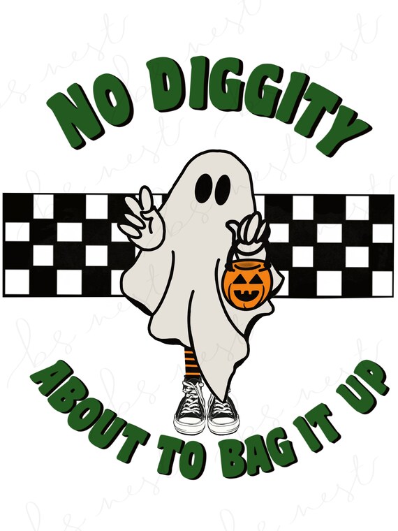 Halloween Ghost PNG No DIGGITY PNG Trick or Treating Ghost - Etsy