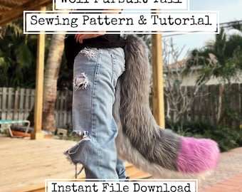 Fursuit Tail and Ear Set Pick Your Colors Fursuit - Etsy