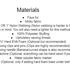 Nub Fursuit Tail Sewing Pattern and Tutorial - Etsy