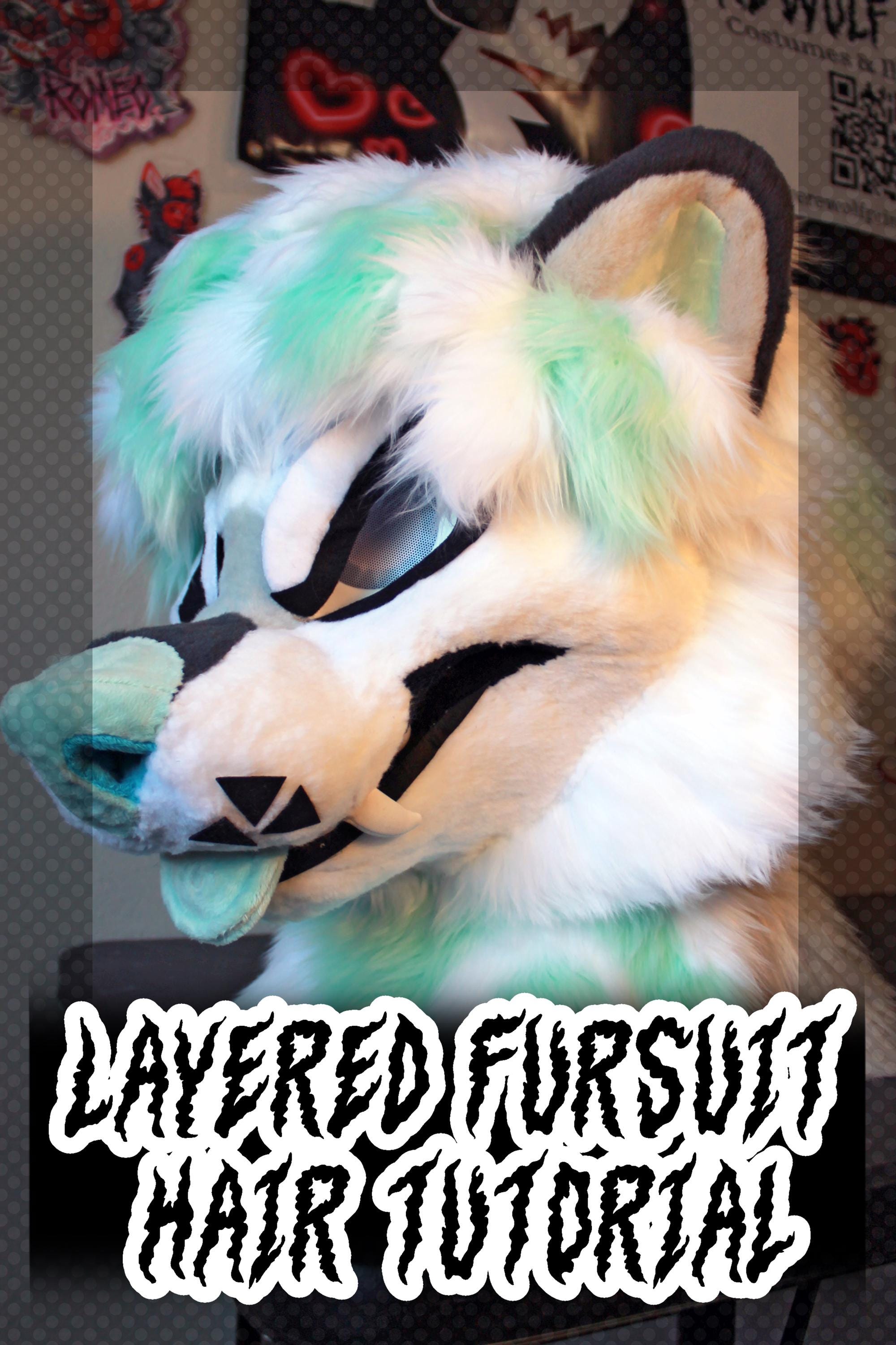 Fursuit Head Emo Hair Tutorial - Etsy