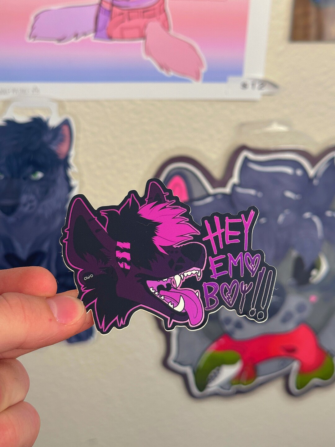 Emo Dog Sticker - Etsy