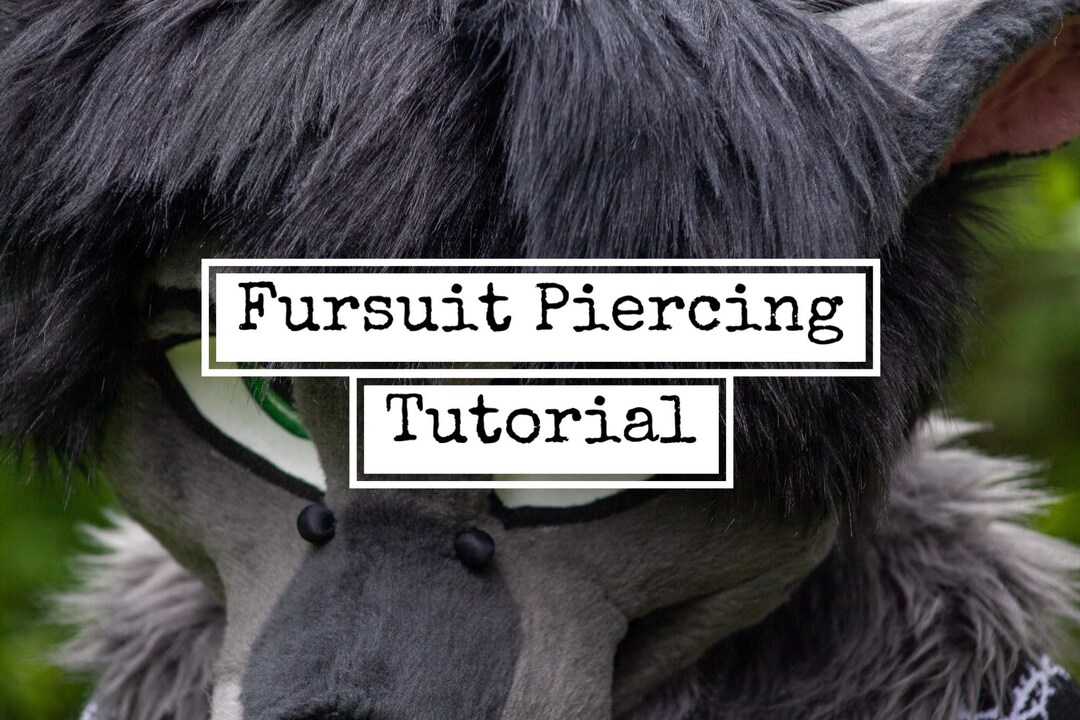 Fursuit Piercing Tutorial - Etsy