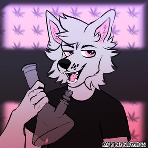 Furry Weed 420 Bong Line Art Base - Etsy