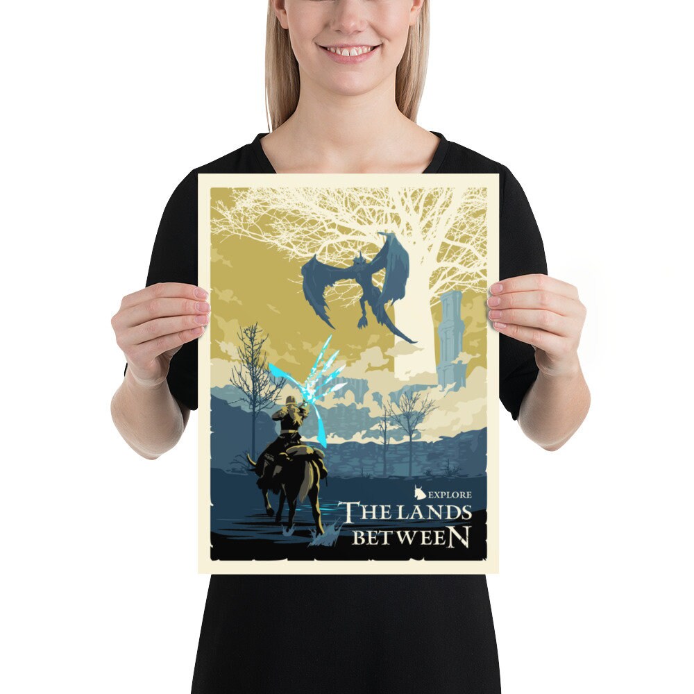 The Lands Between — Video Game Poster, Gaming Poster, Game Room Decor ...