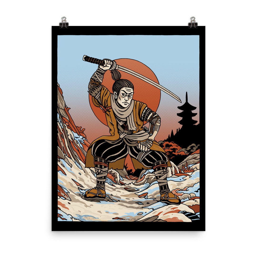 One-armed Wolf — Video Game Poster, Gaming Poster, Game Room Decor ...