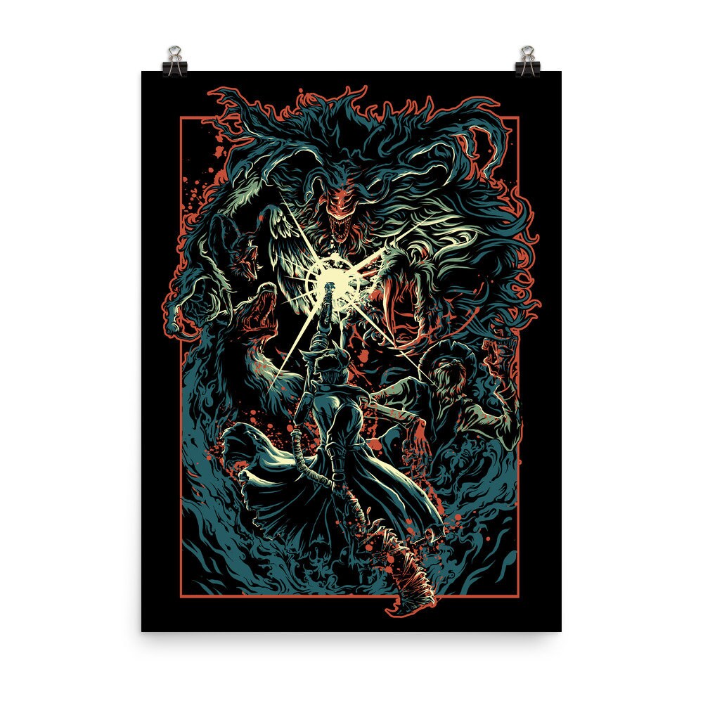 Bloody Beast — Video Game Poster, Gaming Poster, Game Room Decor ...