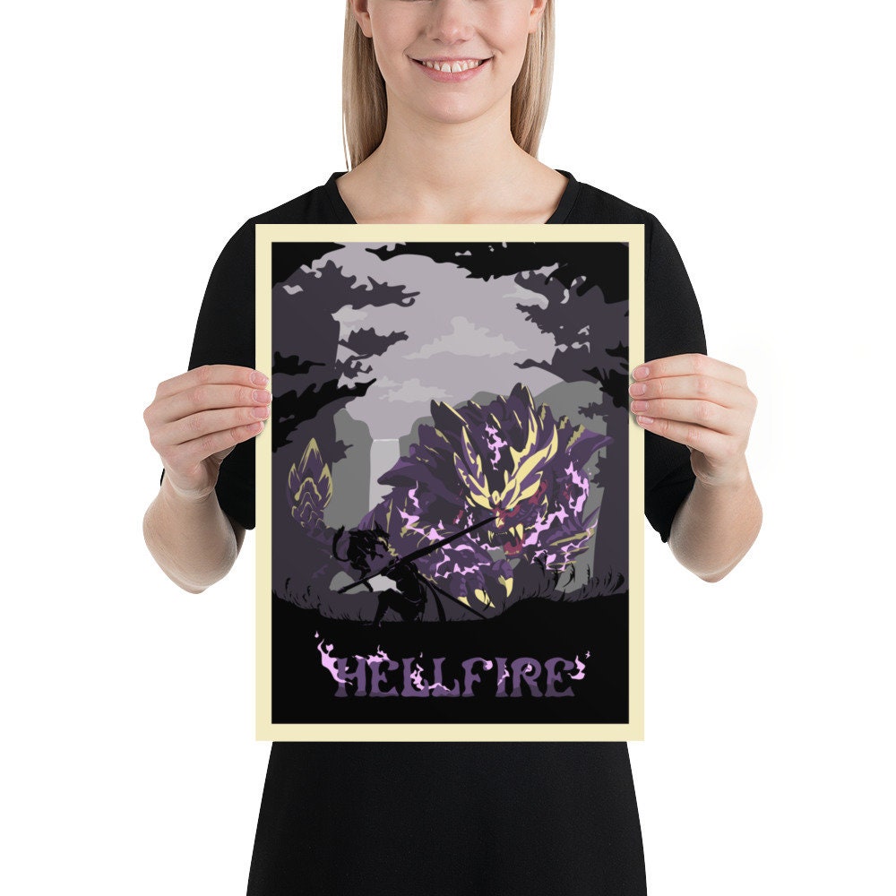Purple Flames Video Game Poster, Gaming Poster, Game Room Decor, Gaming ...