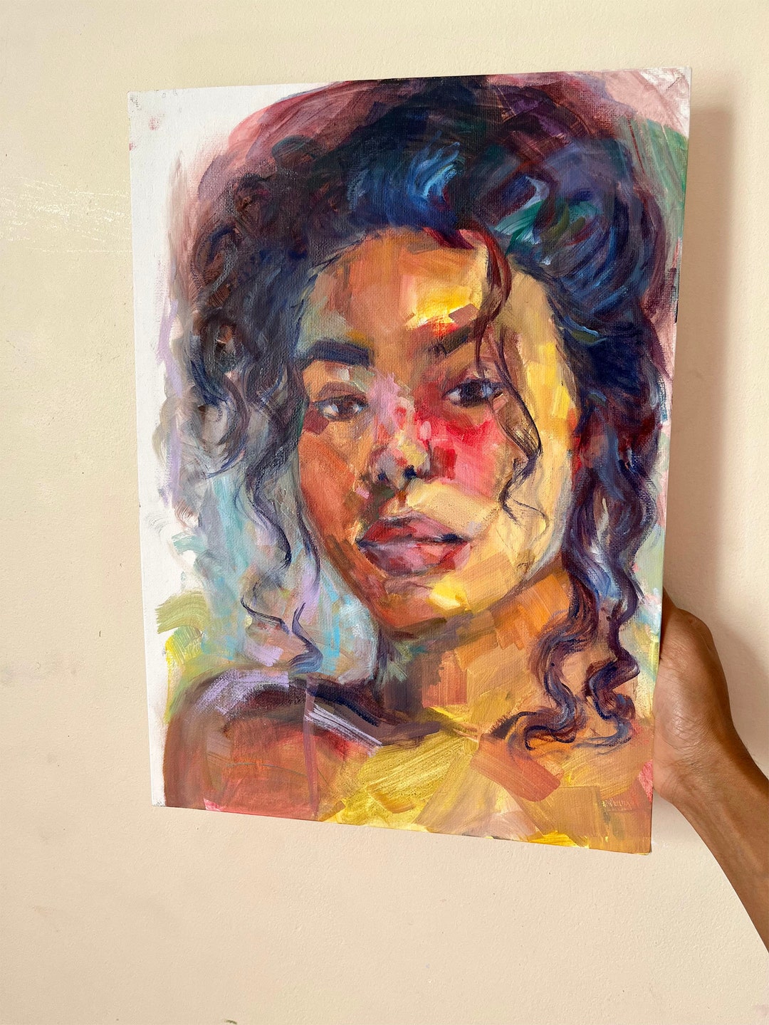 Custom Colourful Portraits Portrait Commissions Custom - Etsy
