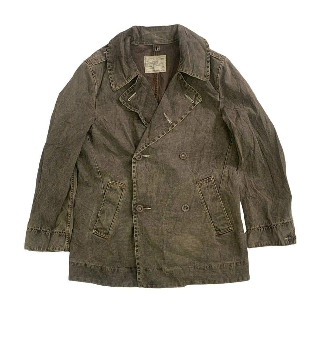 Vintage Edwin Jacket Blazer Coat Heavy Cotton Detroit - Etsy