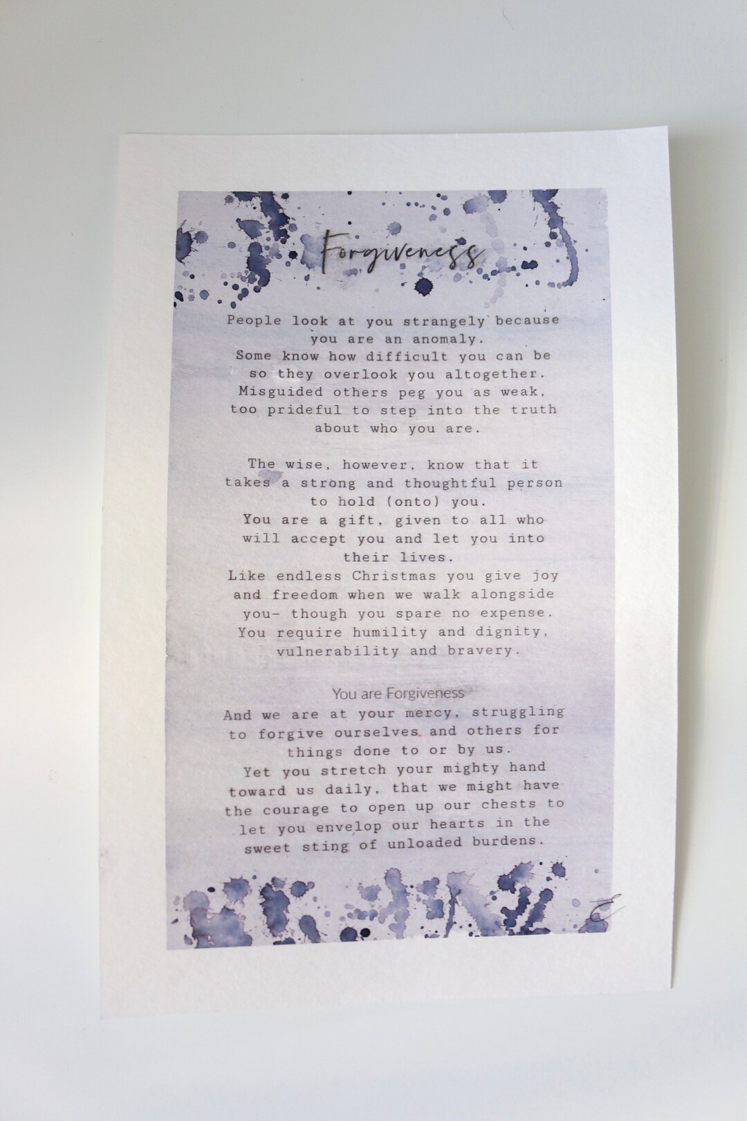 Forgiveness Print - Etsy