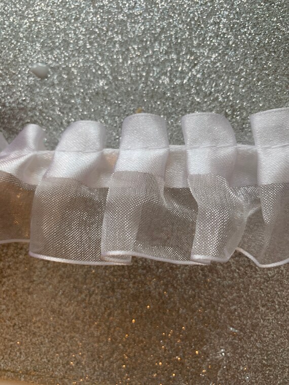 Satin Frou-frou White Ribbon-ruban Satin Blanc Frou-frou | Etsy