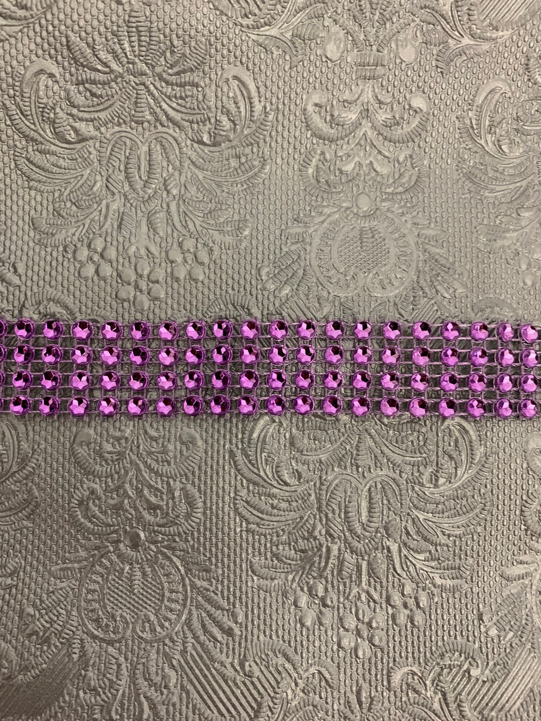 Bling Light Purple Ribbon Purple Rhinestone Ribbon - Etsy UK