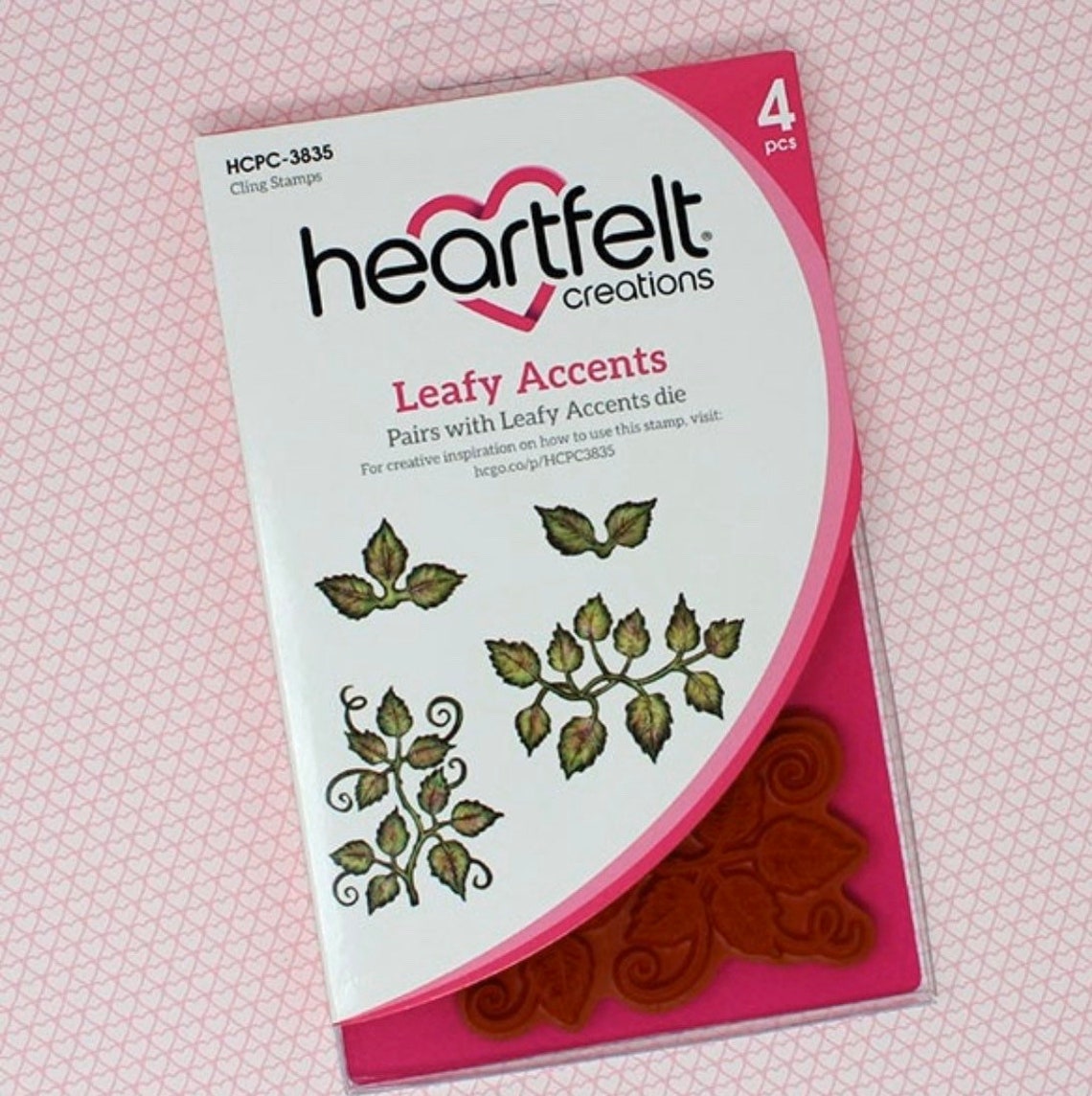 Heartfelt creations set leafy accents dies et stamps tampons | Etsy