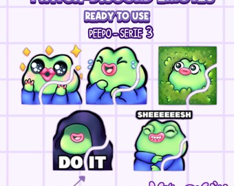 Pepe Emotes - Etsy
