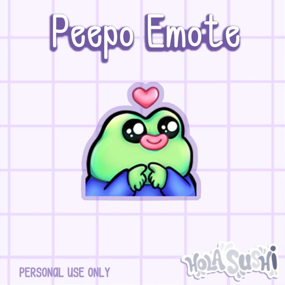Pepe Heart Emote 1 Emote - Etsy