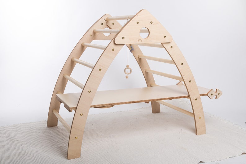 Foldable Kid's Indoor Playground: Climbing Triangle With - Etsy