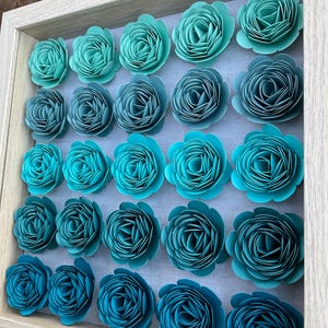 Teacher Custom Classroom Decor | Teacher Colorful Flower Shadow Box ...