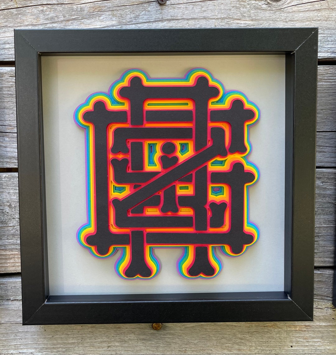 Griz Bones 3D Wall Art Framed | Festival Art - Etsy