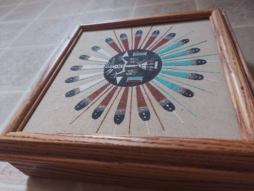 Native American Sand Art Box - Etsy
