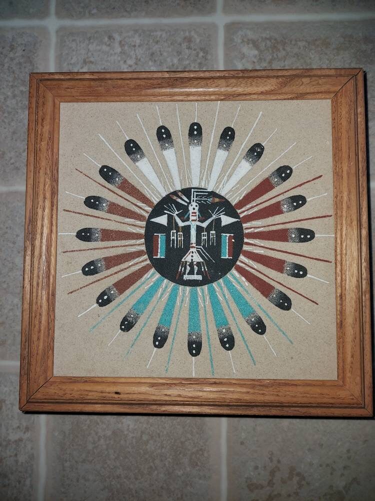 Native American Sand Art Box - Etsy