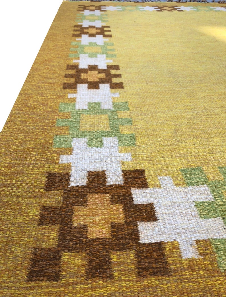 Ingegerd Silow Large Swedish Flatweave 1960s 280 X 195 Cm - Etsy