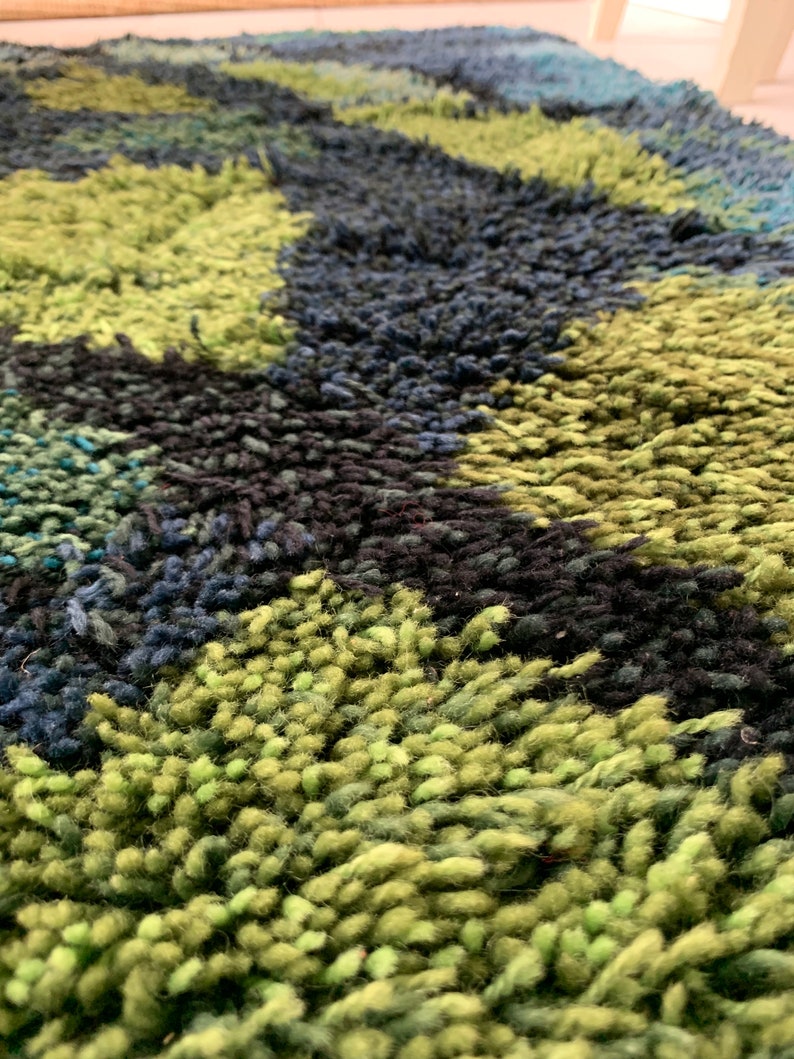 Swedish Rya Rug or Wall Hanging - 1960/70s - Good Condition - Ca 145 X ...