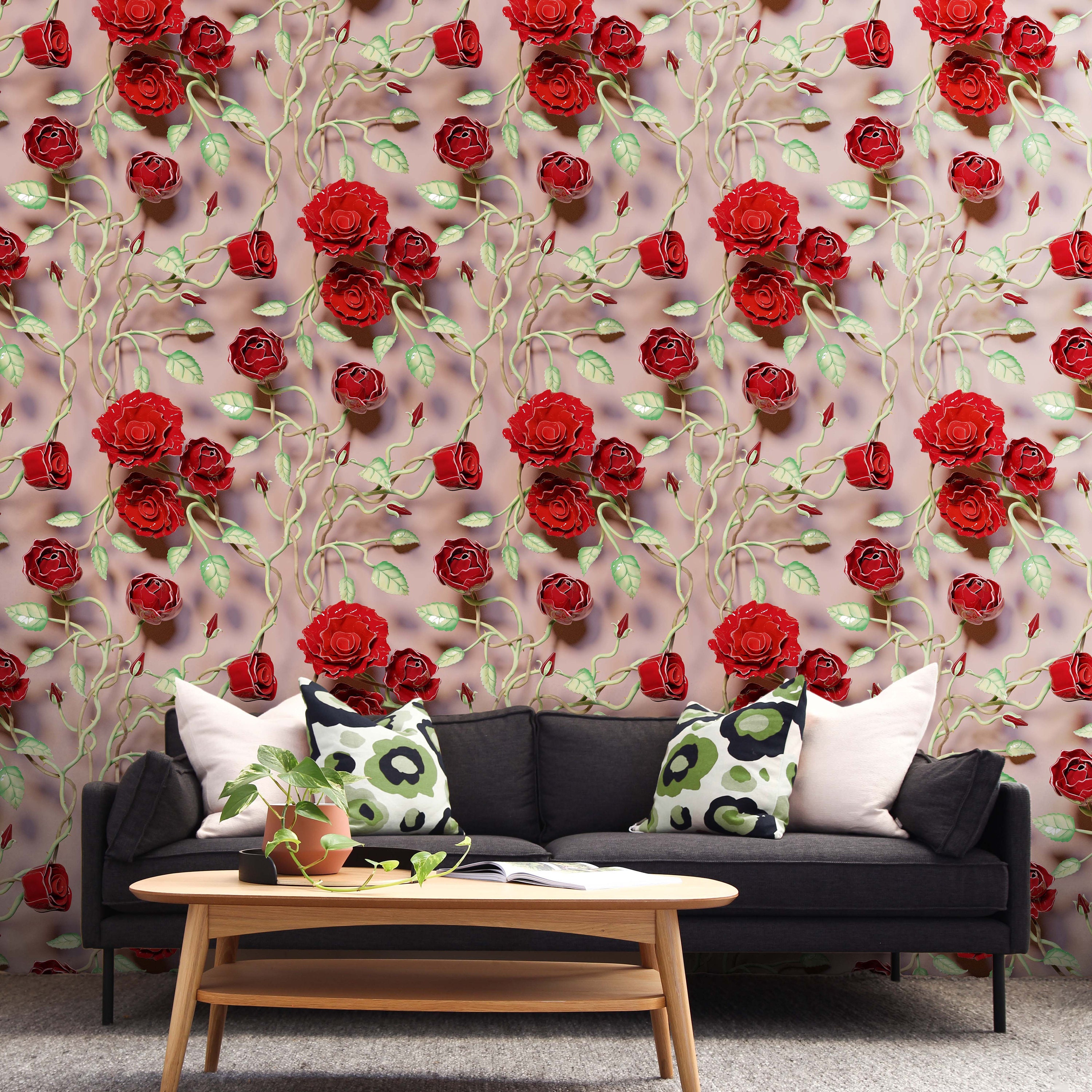 Red Rose Wallpaper 3d