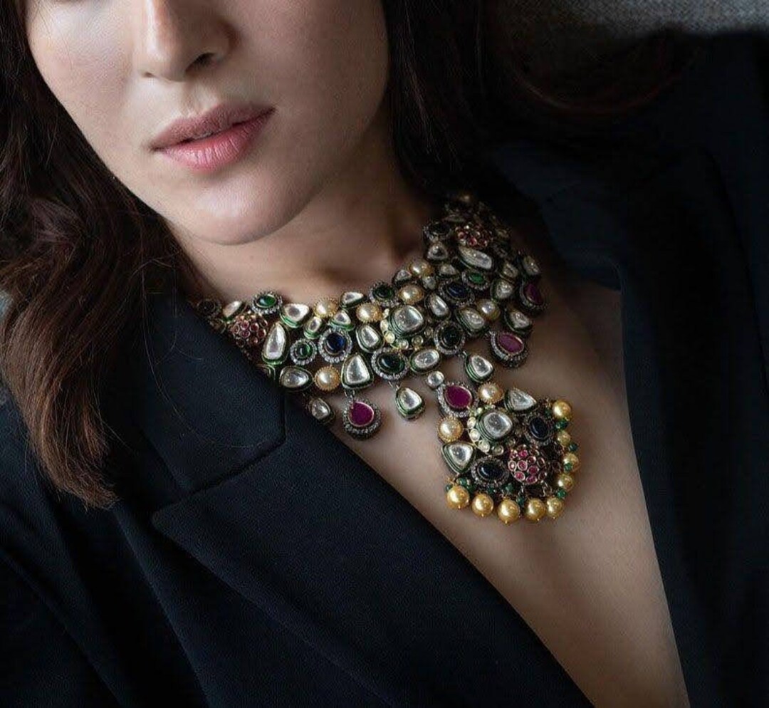 Sabyasachi Inspired Jewelry Set,sabyasachi Choker/long Sabhya Necklace ...