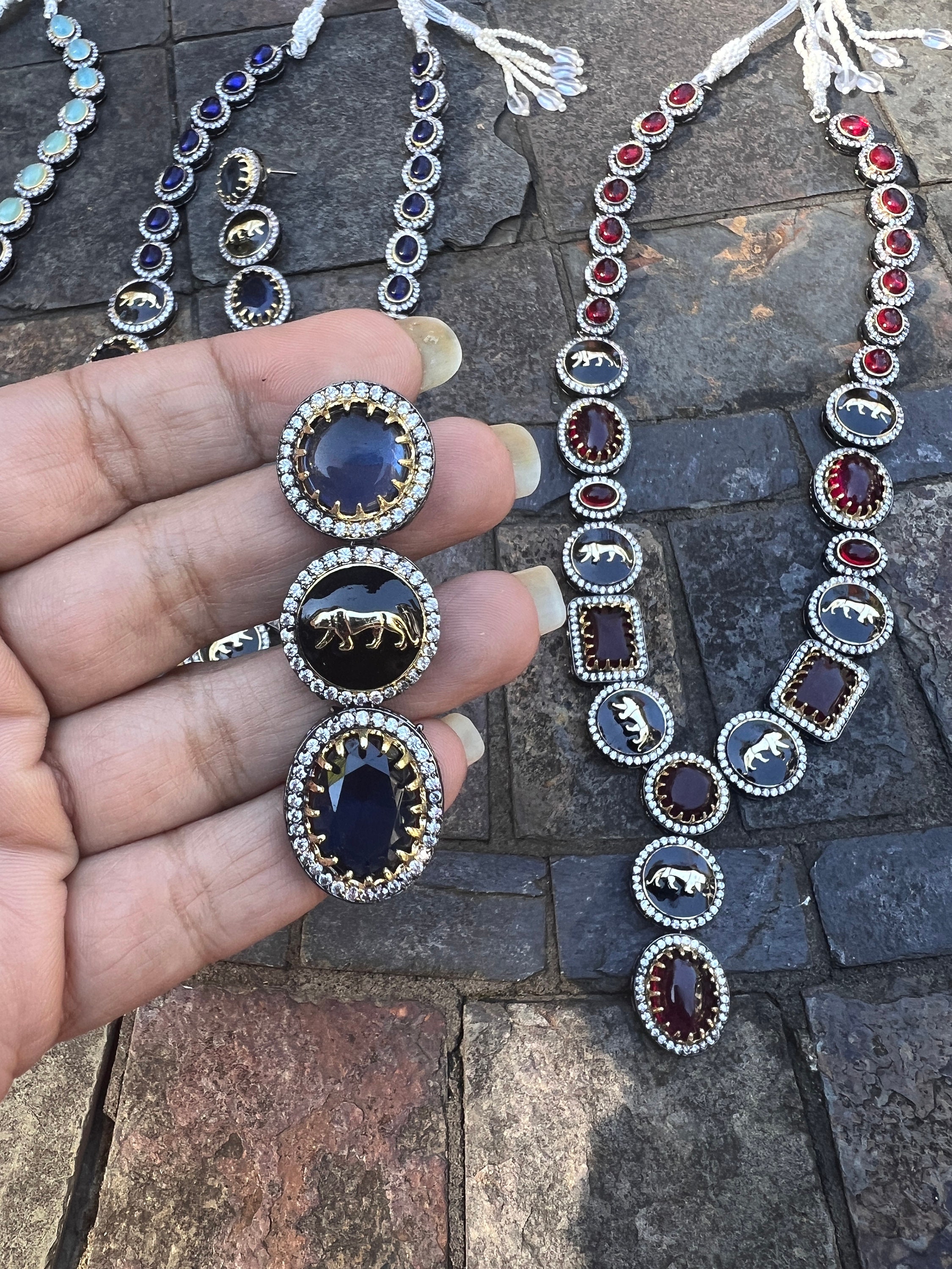 Sabyasachi Inspired Jewelry Set,sabyasachi Choker/long Sabhya Necklace ...