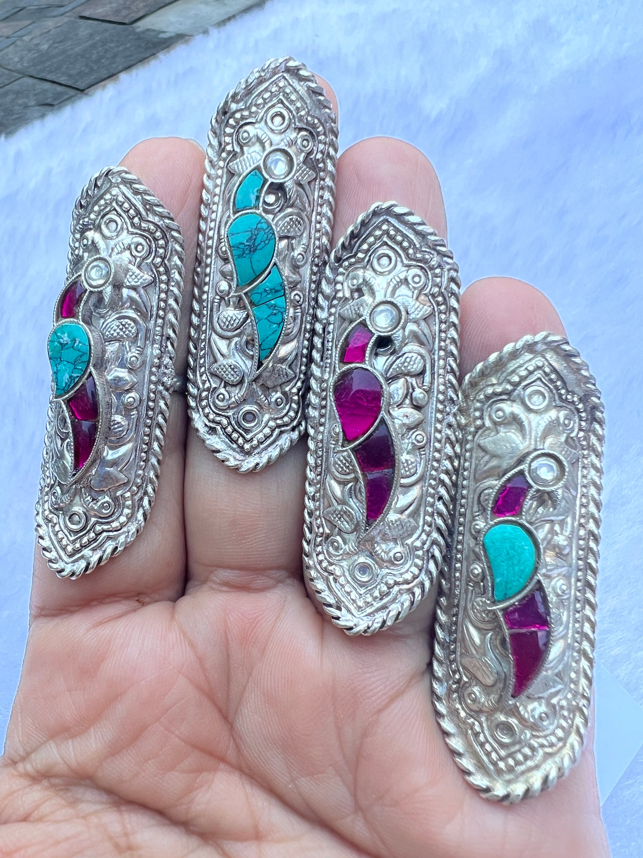 Silver Ring/brass Silver Ring/boho Ring, Handmade SLA Desi Ring, Fusion ...