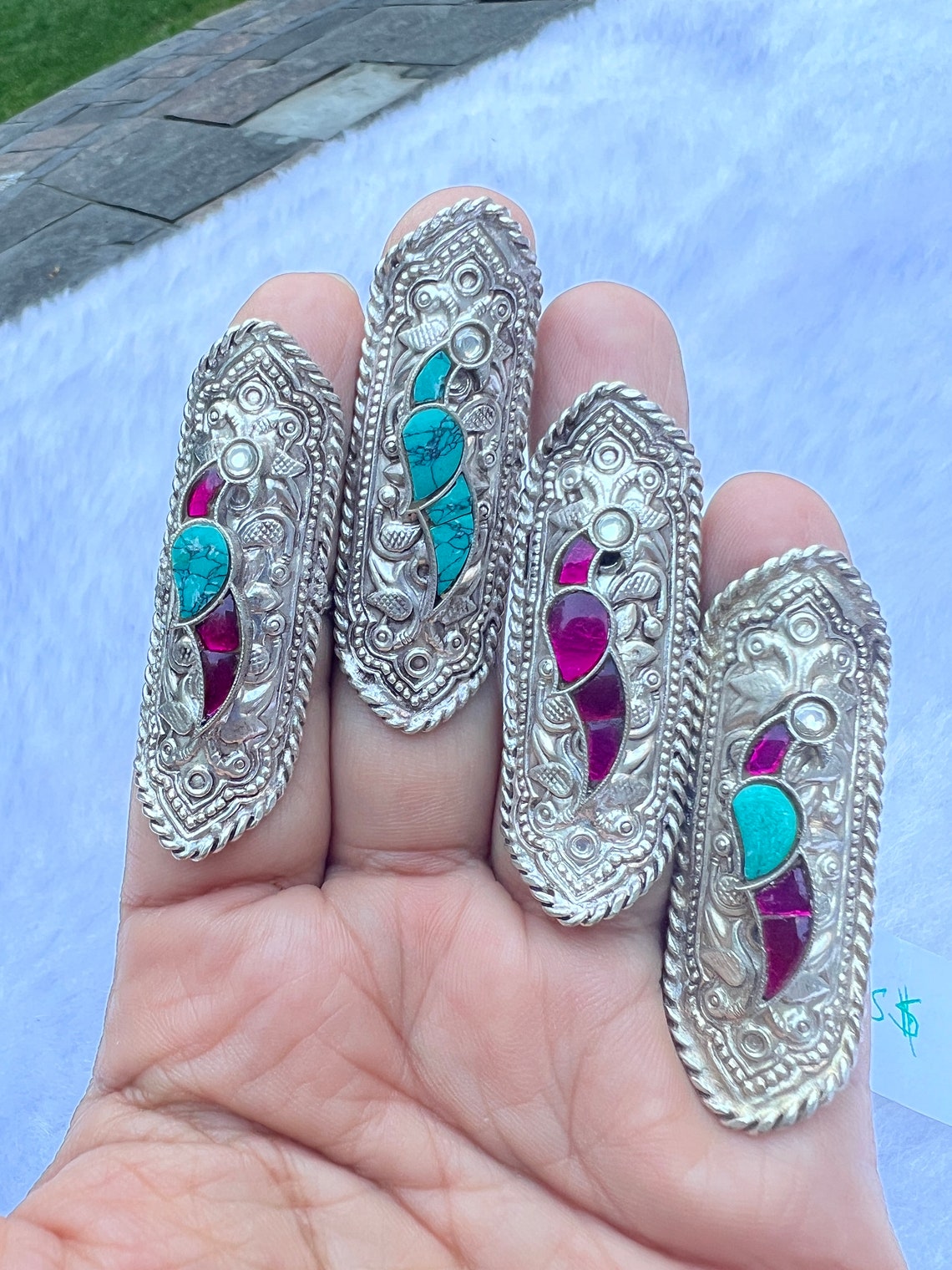 Silver Ring/brass Silver Ring/boho Ring, Handmade SLA Desi Ring, Fusion ...