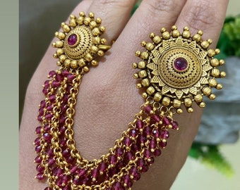 Indian Finger Ring | Etsy