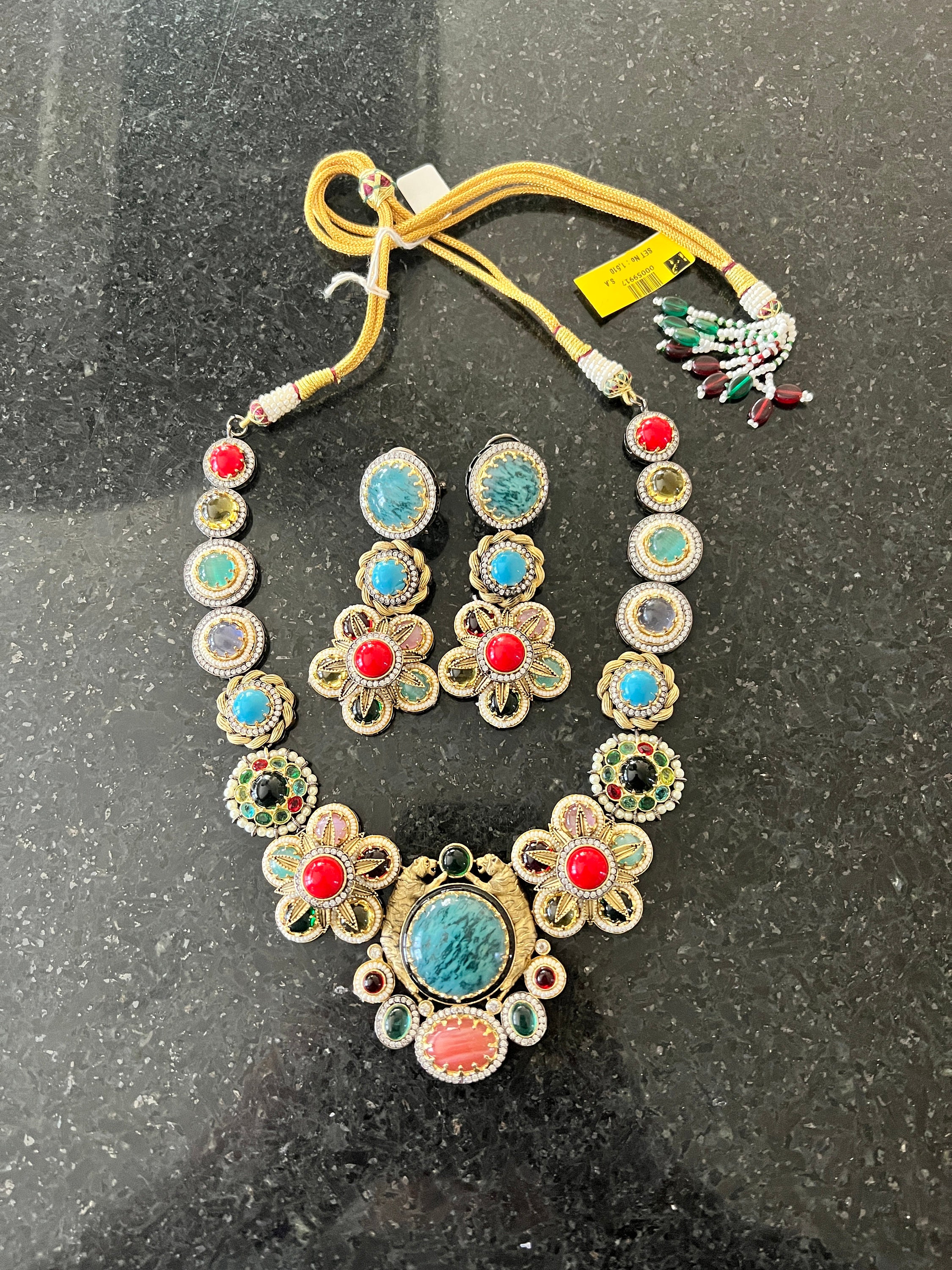 Sabyasachi Inspired Jewelry Set,sabyasachi Choker/long Sabhya Necklace ...