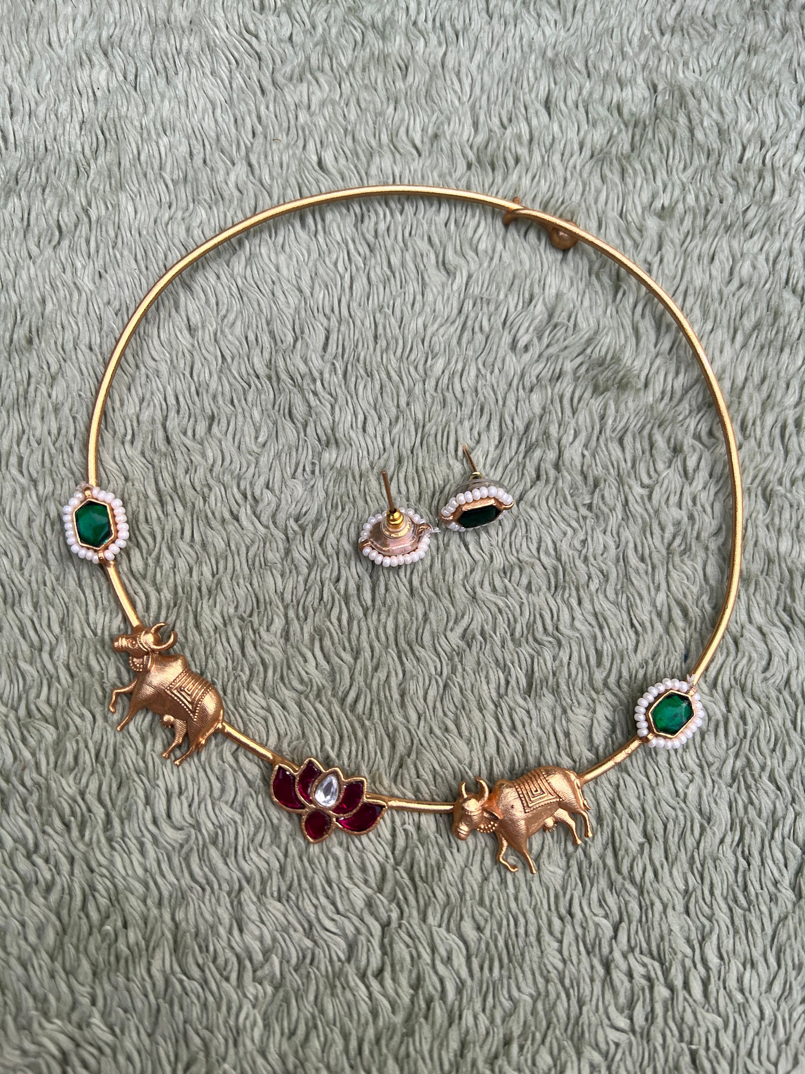 Fusion Gold Hasli / Stone Studded Ethnic Fusion Sabyasachi - Etsy