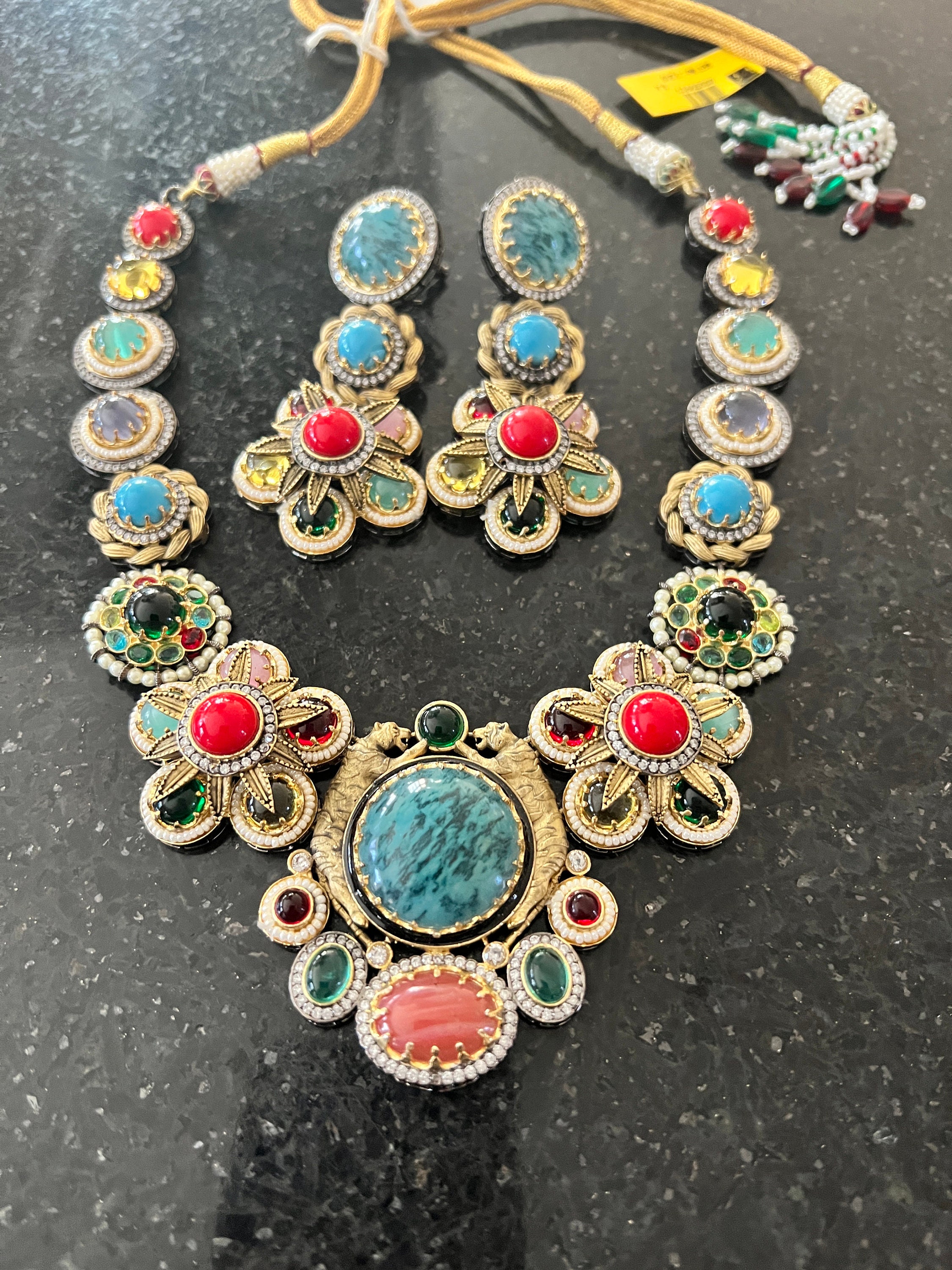 Sabyasachi Inspired Jewelry Set,sabyasachi Choker/long Sabhya Necklace ...