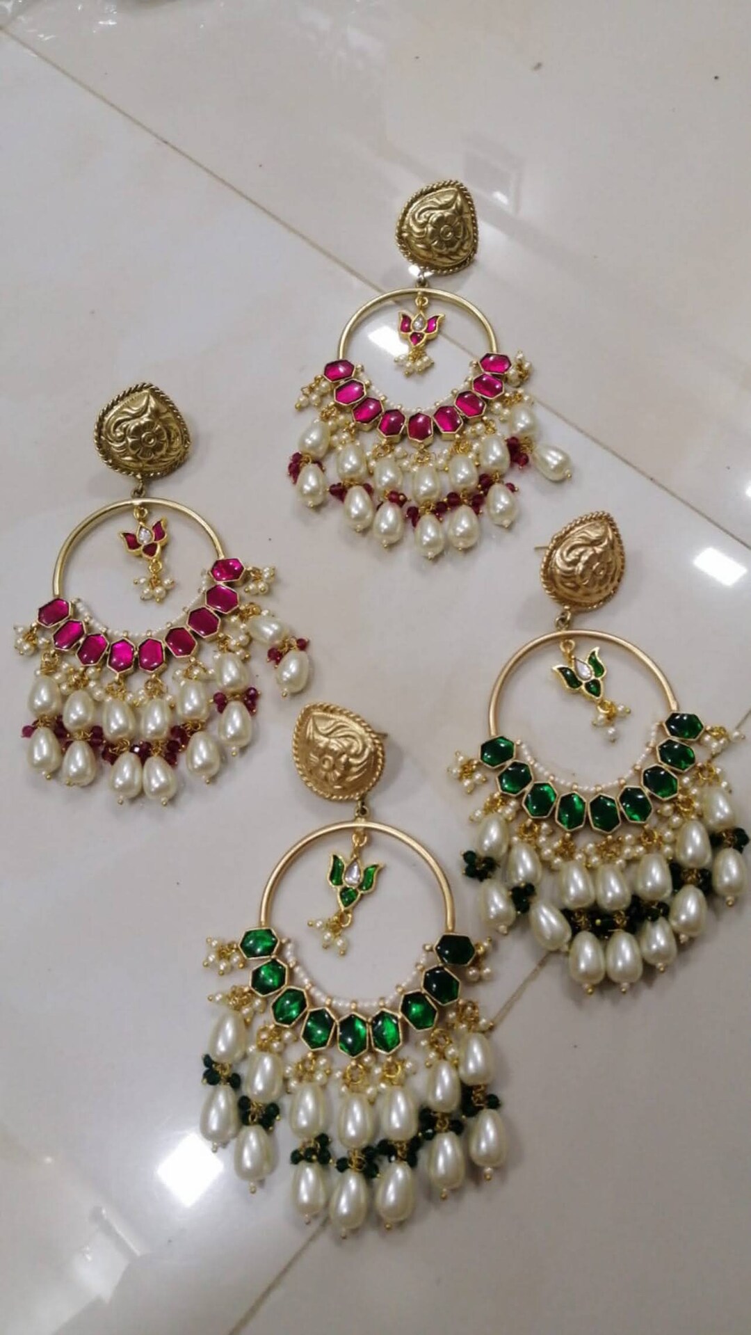 Gold Chandbaali Brass Silver Chandbaali Big Chandbali,wedding ...