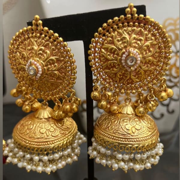 Jhumka - Etsy