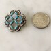 Vintage Native American Zuni Needlepoint Turquoise Pin Pendant - Etsy