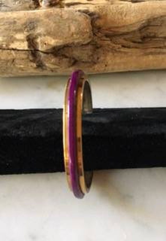 Vintage Native American Navajo Nez Sugilite Bracelet - Gem