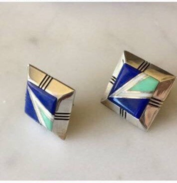 Vintage Native American Navajo Gilbert Nelson Multist… - Gem