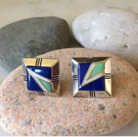 Vintage Native American Navajo Gilbert Nelson Multist… - Gem